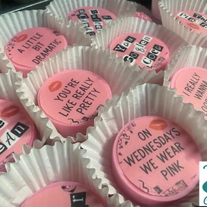 5x Mean Girls Water Bottle Labels, Mean Girls Theme Party Decor, the ...