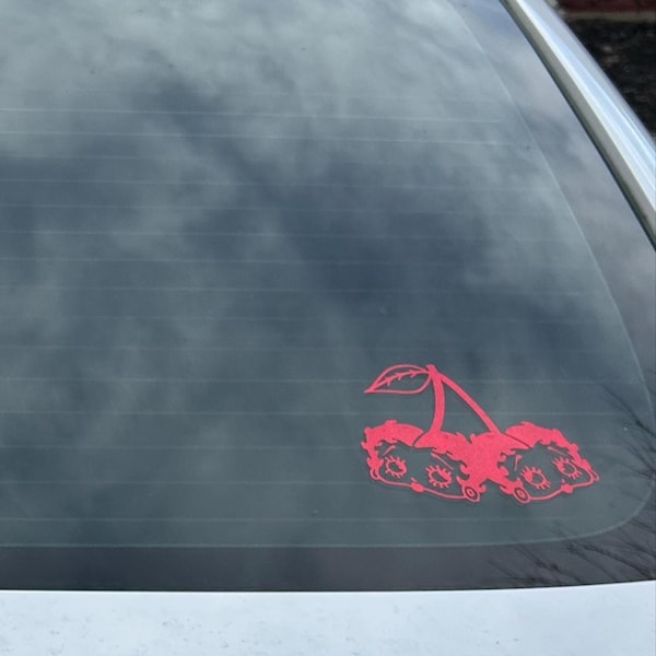 Mifffy Bunny Tramp Stamp Decal Cute Car Sticker Cute Bumper Sticker ...