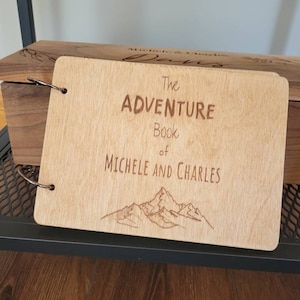 Handmade Leather Wedding Guest Book With Custom Options, Personalized ...