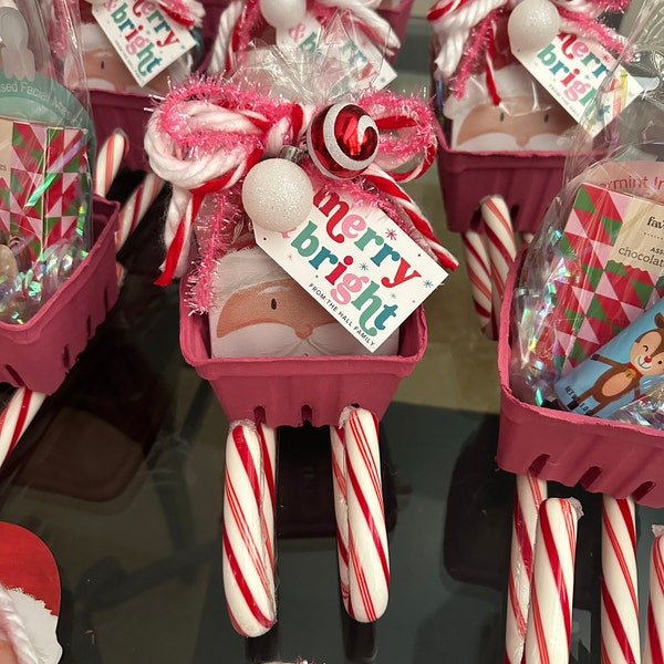 Printable Merry & Bright Christmas Gift Tag, Editable Christmas Gift ...