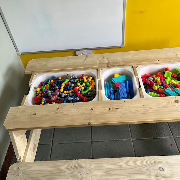 Wooden Sensory Stand | Sensory Table Sensory Bin Sand Table Water Table ...
