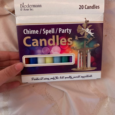 Party Chime Candles Set 10 Colors, 2 Pc Each 20 Candles Candle , - Etsy