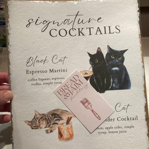 Handmade Paper Menus With Names, Wedding Menu With Placecards, White ...