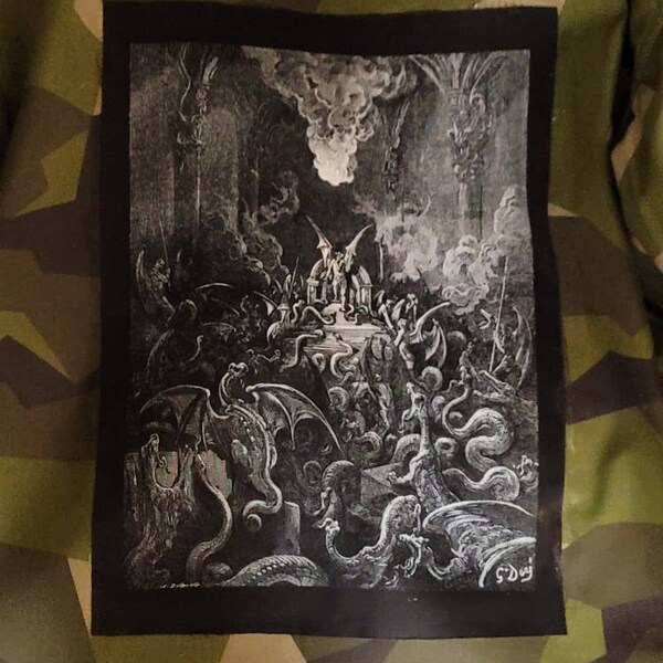 Gustave Dore Back Patch Art Back Patch, Gustave Dore Illustration, Hell ...