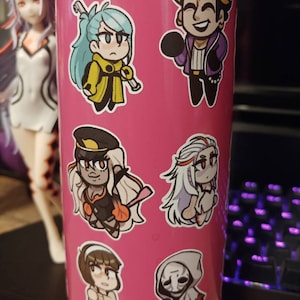 FF6 Character Sprites Vinyl Sticker Sheet - Etsy