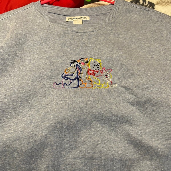 Winnie the Pooh Friends Embroidery Design: Eeyore, Tigger, Piglet (PES ...