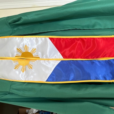 Philippines & China Graduation Stole/sash - Etsy