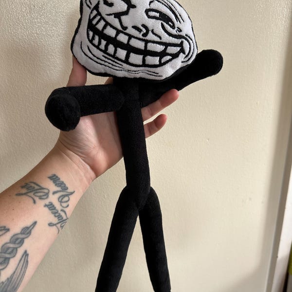 Trollface 15,7” (40 Cm) Plush Toy Troll Face Meme Internet Trolls and ...