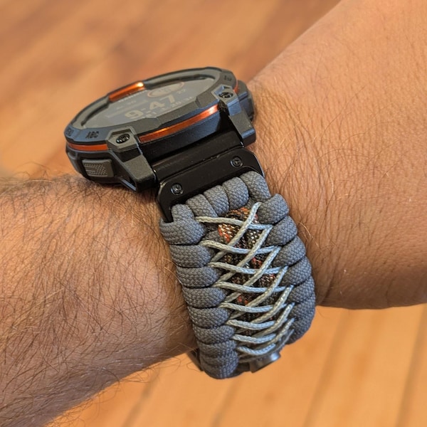 Personalized Paracord Watch Band for Apple Watch Series 1, 2, 3, 4, 5 ...