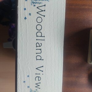 Personalised Painted Wooden Sign for House Garden Gate Outdoor Door ...