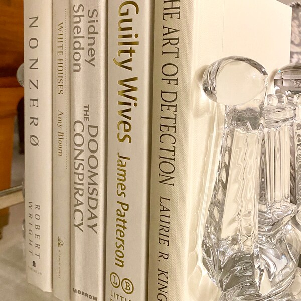 White Book Bundle of (12) -modern Books, Farmhouse Decor, Instant ...