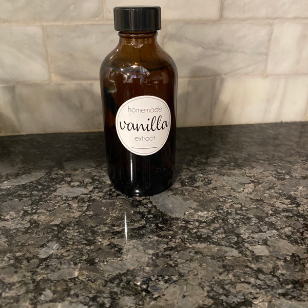 Round Extract Labels - Vanilla, Maple, Almond and More - 1.5 or 2 in ...