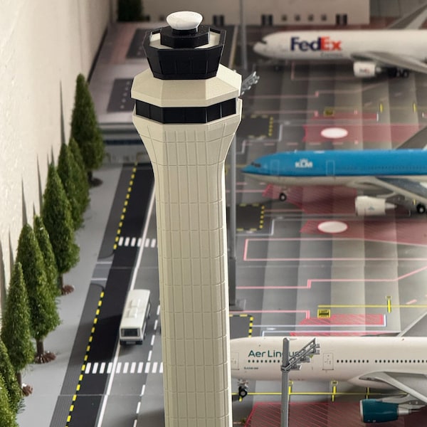Frankfurt Air Traffic Tower Model, Air Traffic Control Miniature, ATC ...