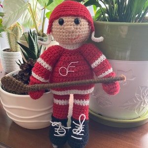 CROCHET PATTERN: Hockey Player Amigurumi Crochet Pattern - Etsy