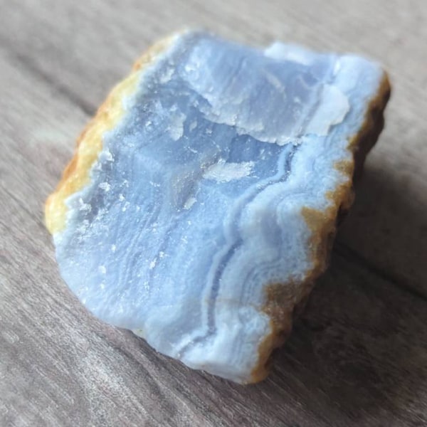 Raw Blue Lace Agate Stone - Rough Blue Lace Agate - Crystals and Stones ...