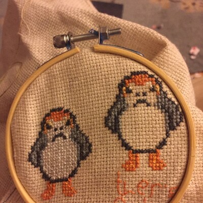Screaming PORG Star Wars Cross Stitch Pattern / PDF Cross - Etsy