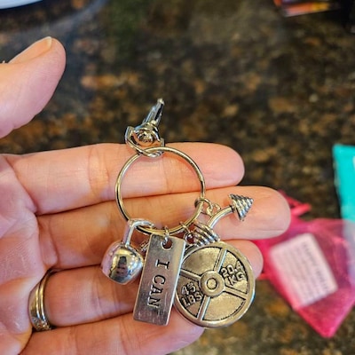 WILLPOWER Keychain Bodybuilding Keychain Weight Lifting - Etsy