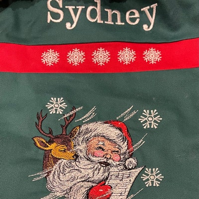 Dear Santa Machine Embroidery Design in 3 Sizes for Hoop 4x4, 5x5 and ...