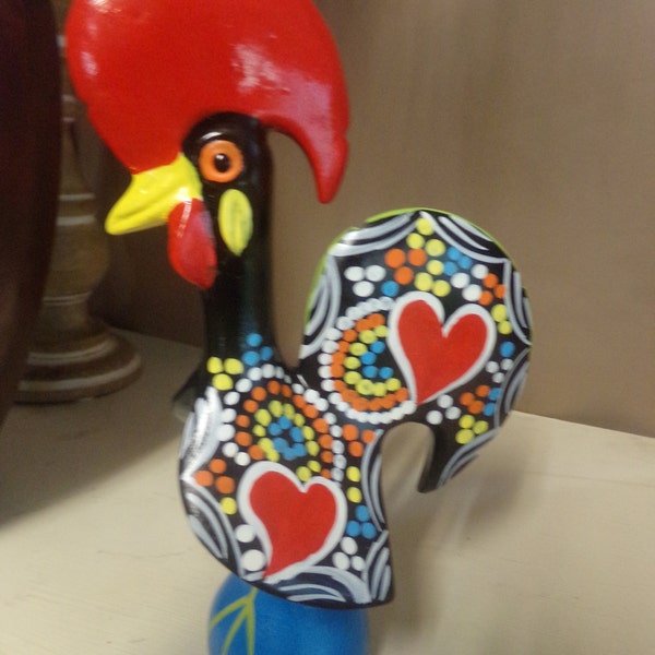 Barcelos Rooster / Ceramic Rooster / Portuguese Rooster / Rooster Art ...