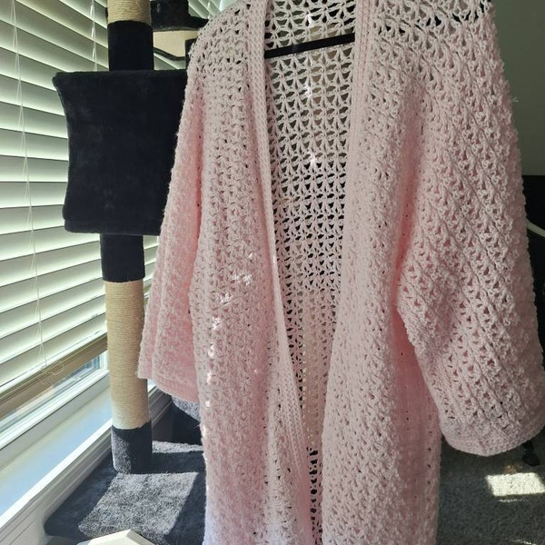 Crochet Pattern-madelyn Crochet Cardigan Pattern Top Pdf-sweater Women ...