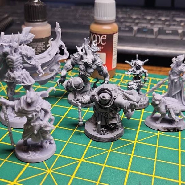 Mega Value Imperfect Minis RPG Miniatures UK Ultra HD 4K Tough Resin ...