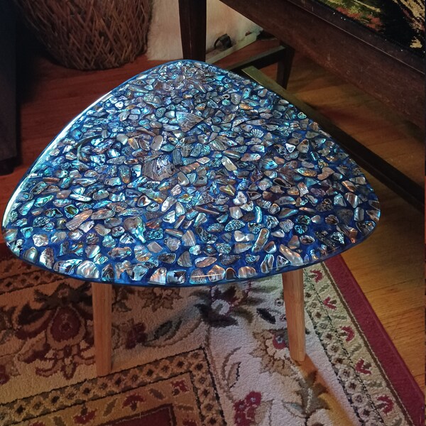 Epoxy Resin Table/living Room Table Epoxy Resin/small Side Tables/resin ...