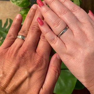 New Titanium Ring with Number 1 Dad Engraved on the Outside of | Etsy