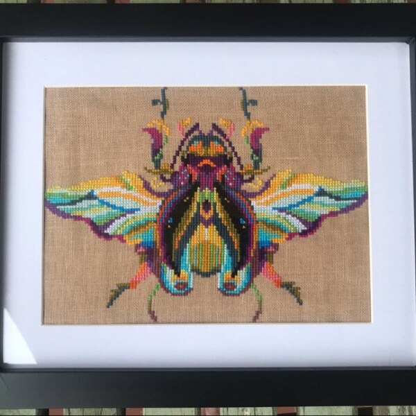 Mandala Bug #P205 Embroidery Cross Stitch Pattern Download | Stitching ...