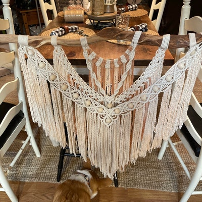 DIY LAYERED MACRAME Wall Hanging Pattern, Macrame Photo Tutorial, Learn ...