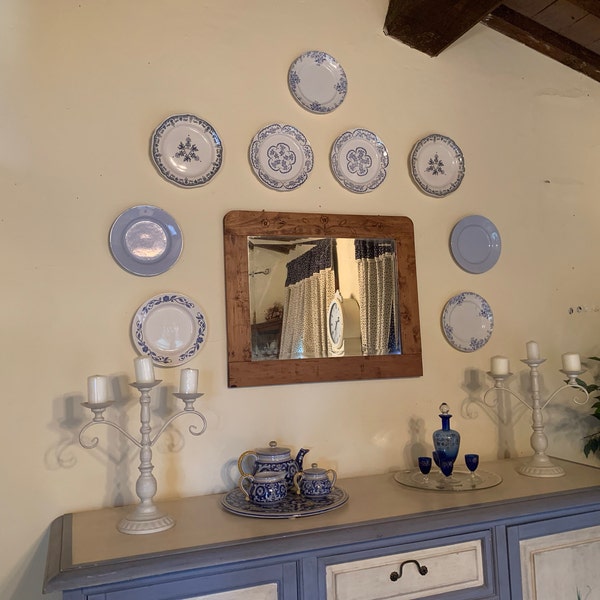 Large French Enamel Salt Box, Blue and White With 'sel' in Gothic ...