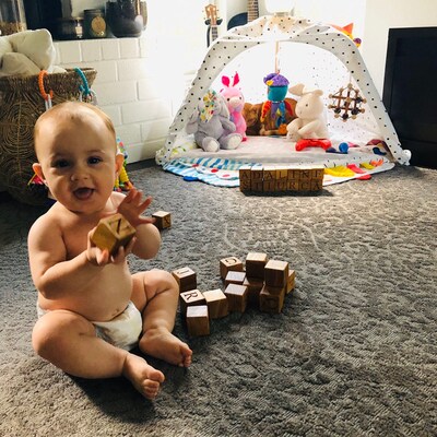 31 Romanian Wood Alphabet Blocks ABC Wood Letter Blocks Learning Wood ...