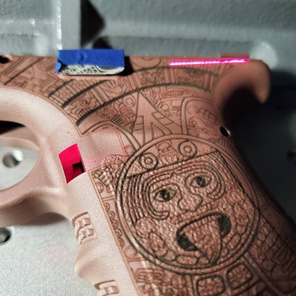 Custom Ak47 Micro Draco Scroll Pattern Laser Engraving Design Files ...