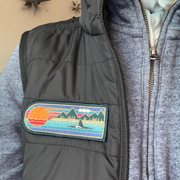 Floral Embroidered Patch, Nature is Magic, Gift for Gardeners, Gift for ...