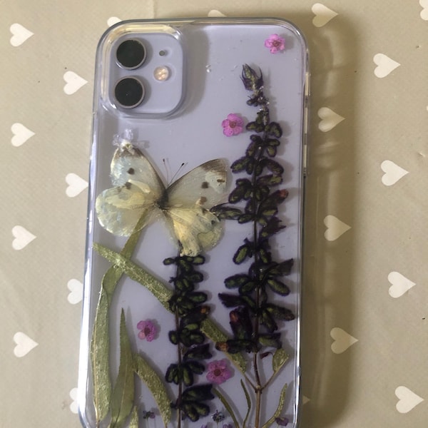 Pressed Flower iPhone Case and Samsung Galaxy Phone Case - Etsy
