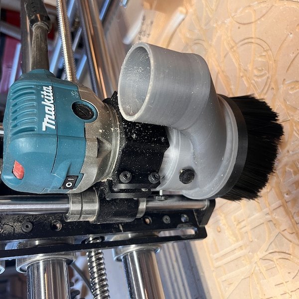 Dustimator © for Onefinity CNC - Makita RT0701C- (with Magnetic ...