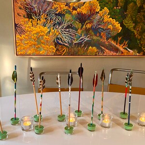 Camp Mini Arrow Set No. 3 Three Mini Wooden Arrow Hand - Etsy