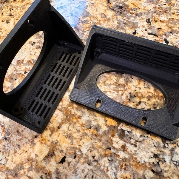 Improved Rack Ears (pair, Recess OR Flush Mount With Ventilation Grid ...