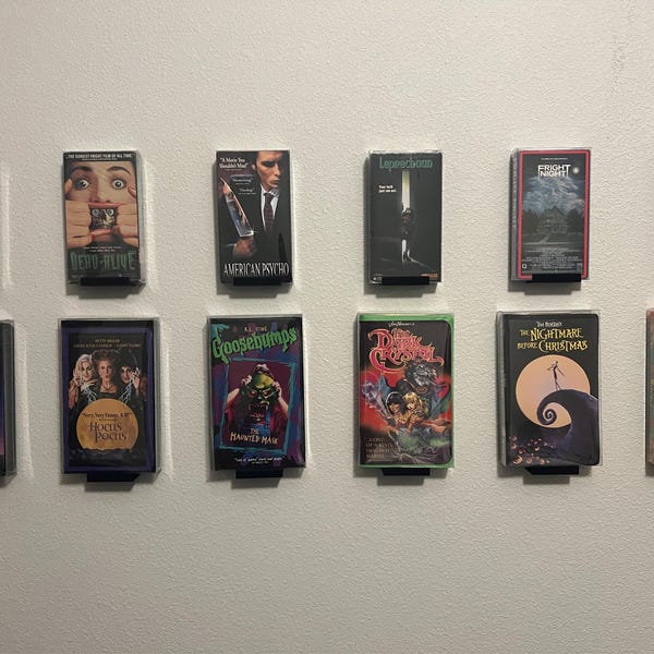 VHS Floating Shelf Wall Mount | VHS Display Stand | VHS Collection ...