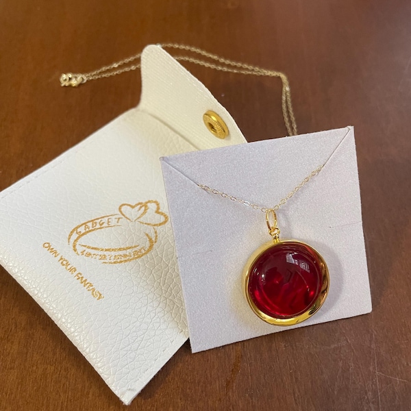 Ruby Amulet Necklace, the Stone Necklace, You Can Unlock Any Door If ...