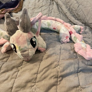 Neck Dragon Plush Sewing Pattern .pdf Tutorial Posable Wearable ...