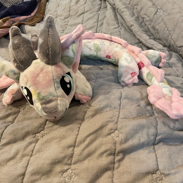 Neck Dragon Plush Sewing Pattern .pdf Tutorial Posable Wearable ...