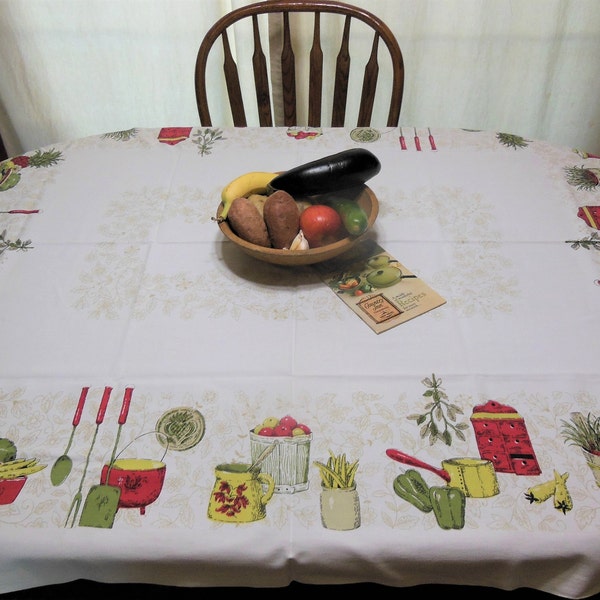 Vintage Tablecloths, Your Choice Patterns and Sizes Vary, use and Enjoy ...