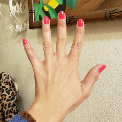SHOCKING Neon Pink Nail Polish - Etsy