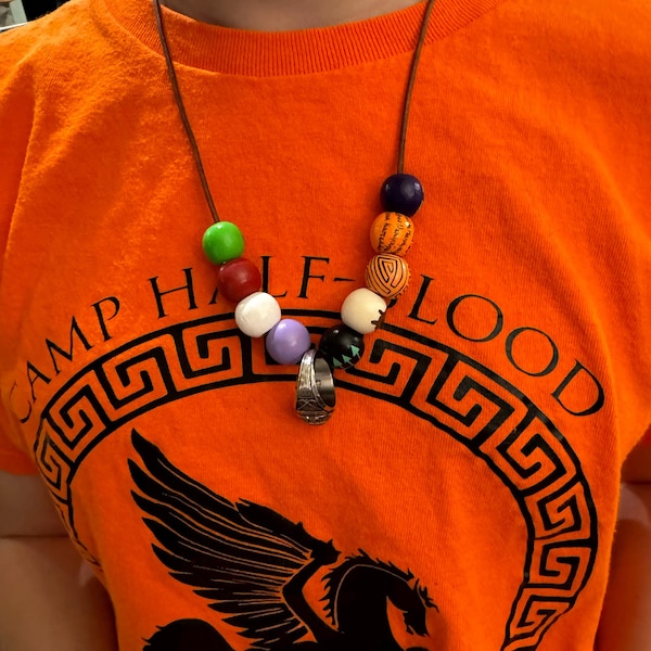 Percy Jackson Camp Half Blood Necklace Inspired Earrings - Etsy