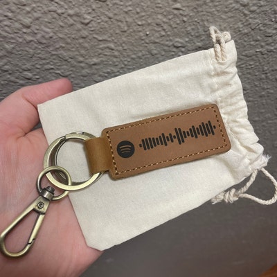Custom SONG KEYCHAIN, Personalized Scannable Music Keychain, CHRISTMAS ...