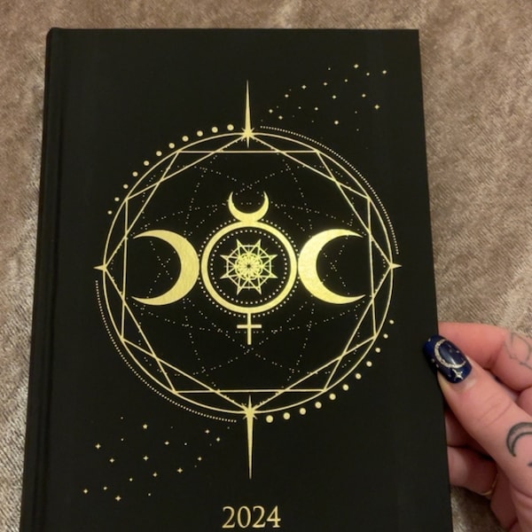 2025 COSMOPLANNER Moon Planner Creative Productivity Planner Moon Journal Moon Phases Full Moon ...