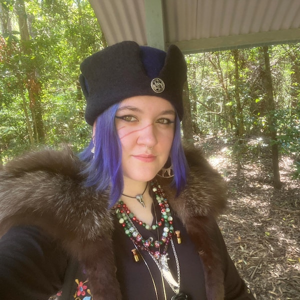 Phrygian Red Felt Wool Hat Medieval Men's and Women's Liberty Cap ...