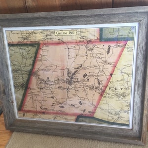 Clark County Indiana 1875 Old Wall Map Reprint with | Etsy