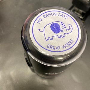 Teacher Homework Incomplete Stamp Teacher Classroom Stamp | Etsy