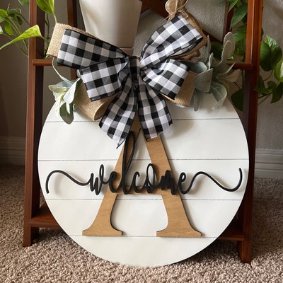 Autism Awareness Door Wreath Autism Mom Front Door Wreath Puzzle Wreath ...